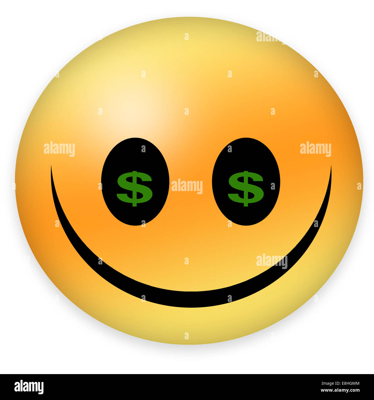 Hand holding smiley face emoticon Cut Out Stock Images & Pictures - Alamy