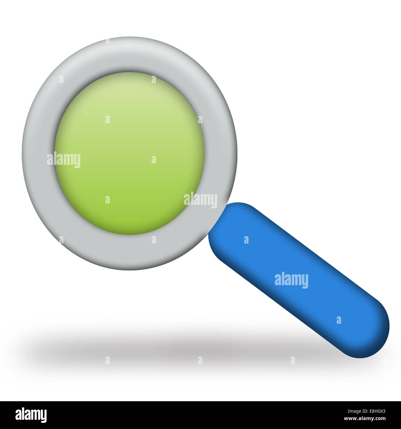 Magnifying glass logo Cut Out Stock Images & Pictures - Alamy