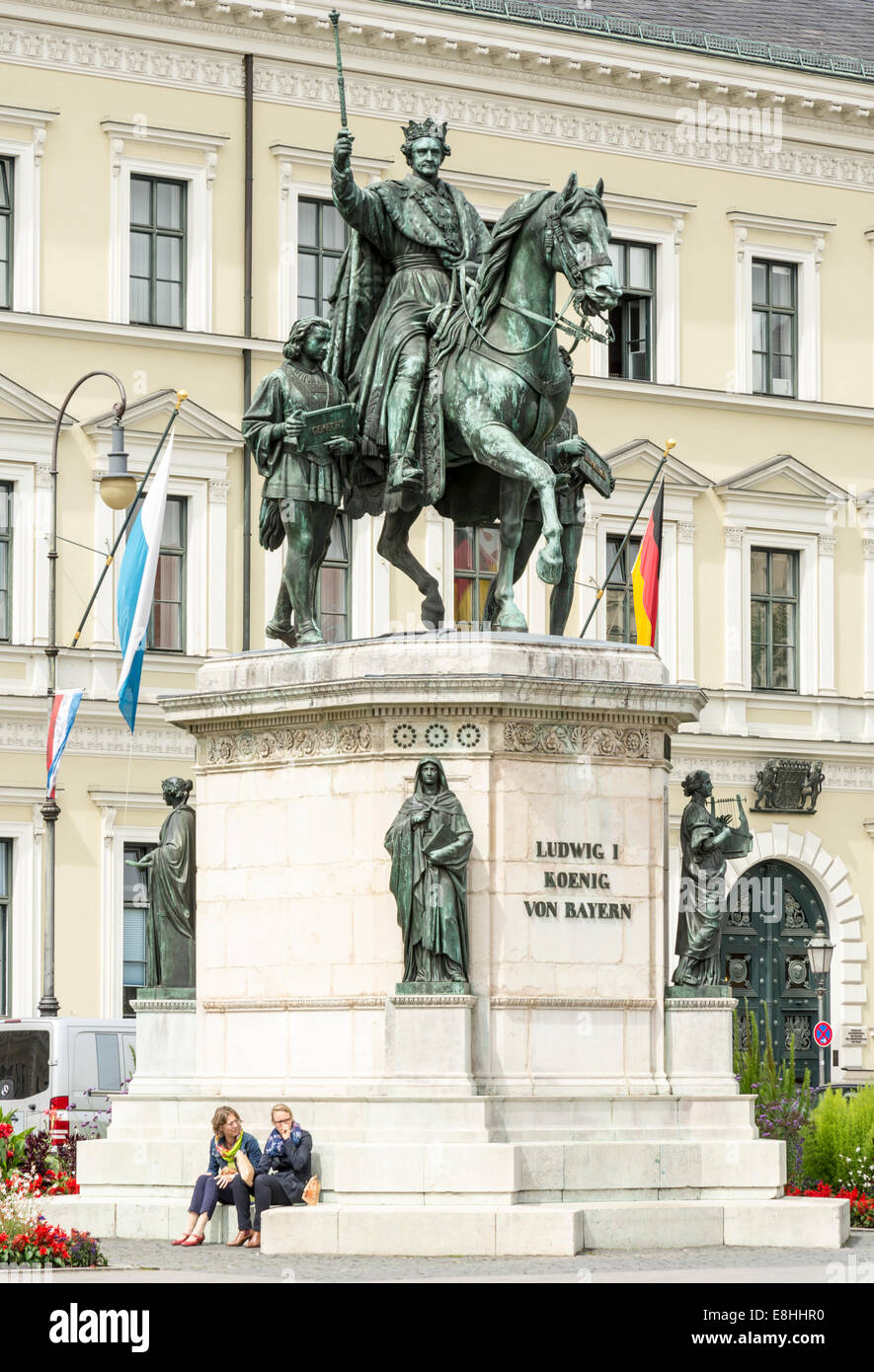 Statue Of King Ludwig I Of Bavaria Stock Photos & Statue Of King Ludwig ...