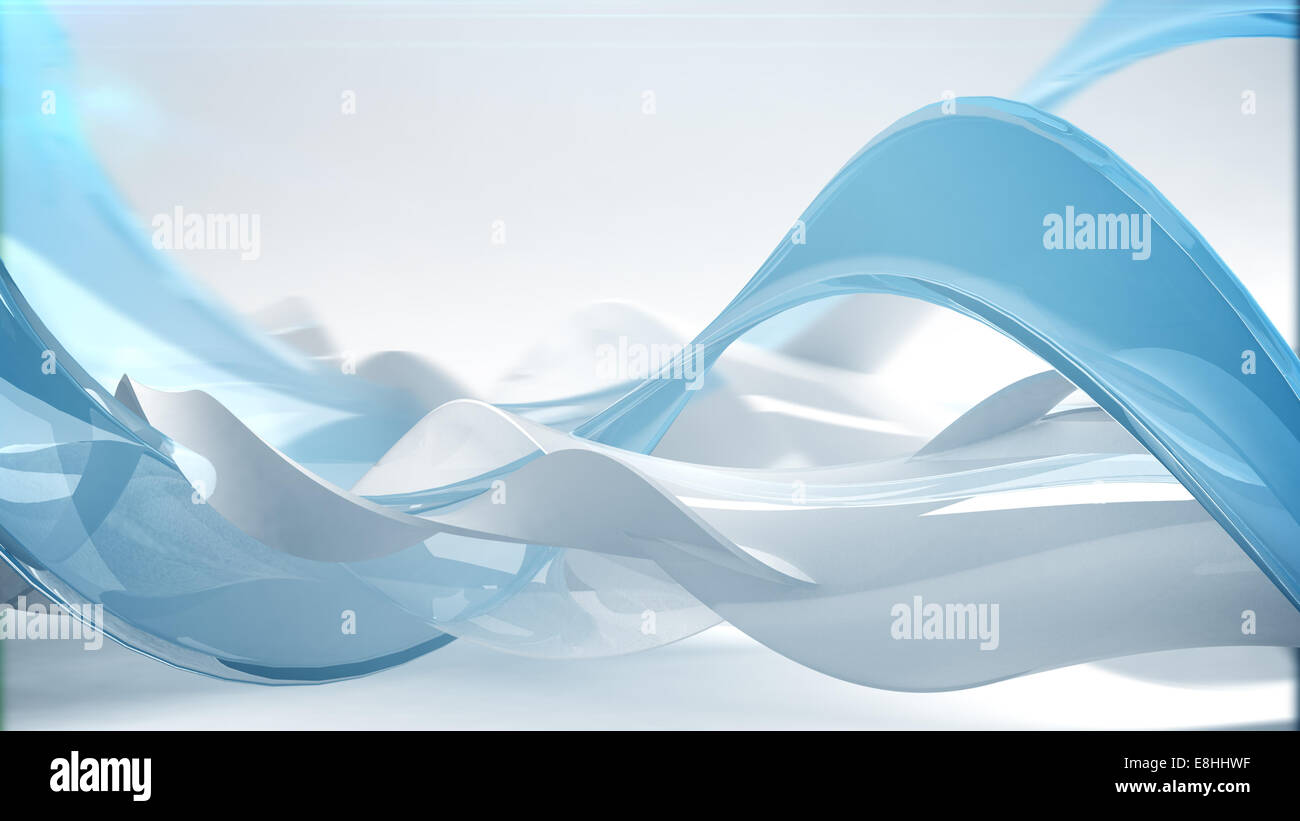 3D render of Abstract wave background Stock Photo - Alamy