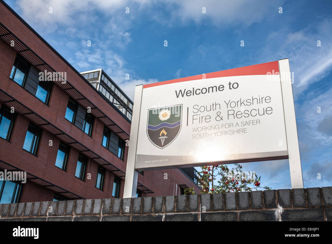 South Yorkshire Fire and Rescue building in Sheffield England UK Stock ...
