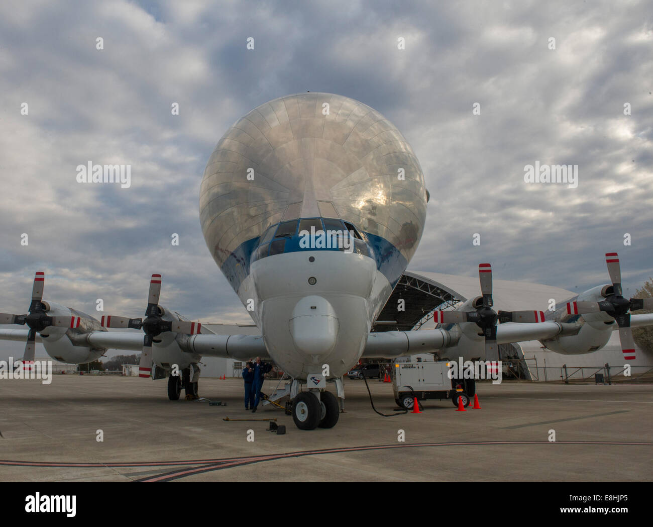 NASA's Super Guppy cargo aircraft lands at Redstone Army Airfield ...