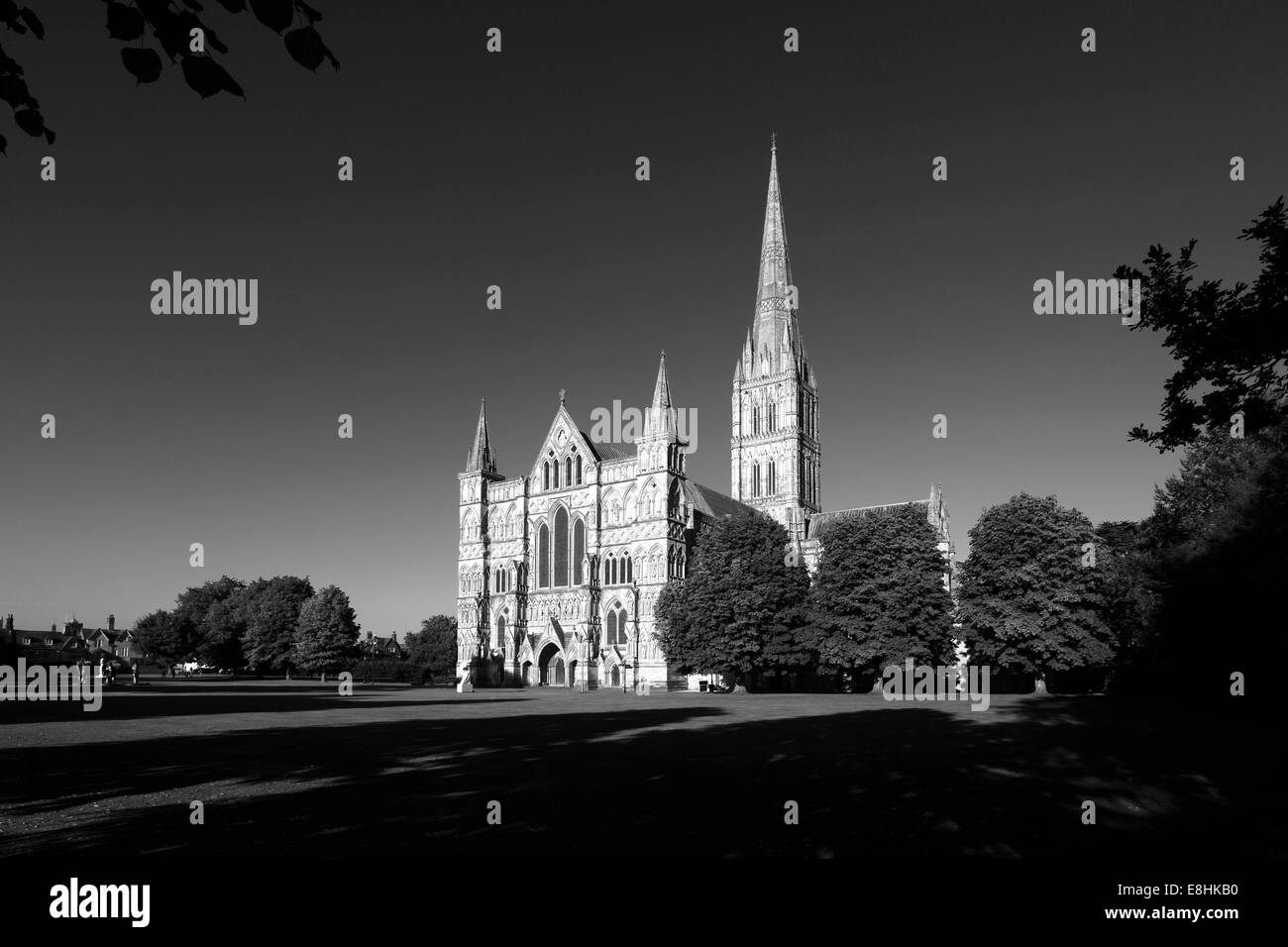 Exterior of the 13th Century Salisbury Cathedral, Salisbury City ...