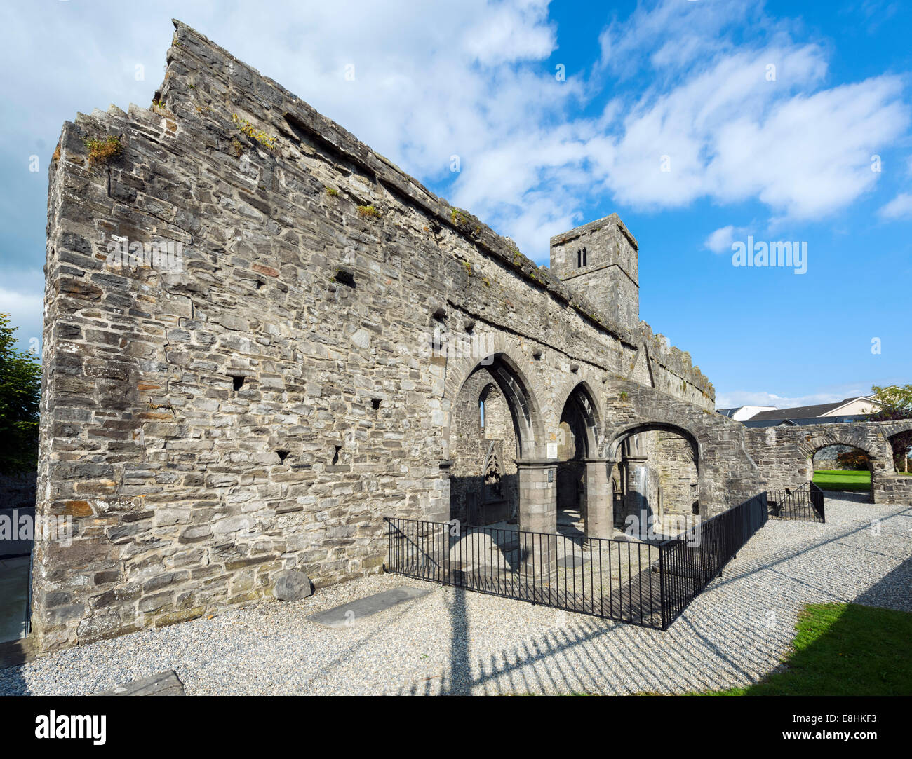 The ruins of Sligo Abbey, Sligo Town, County Sligo, Republic of Ireland ...