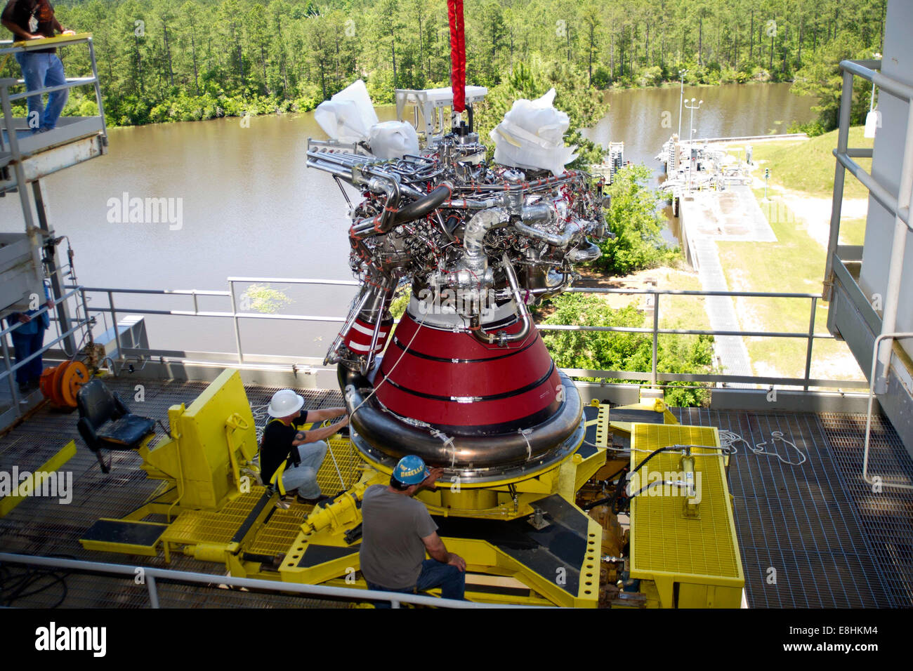 Rocket engine gimbal hi-res stock photography and images - Alamy