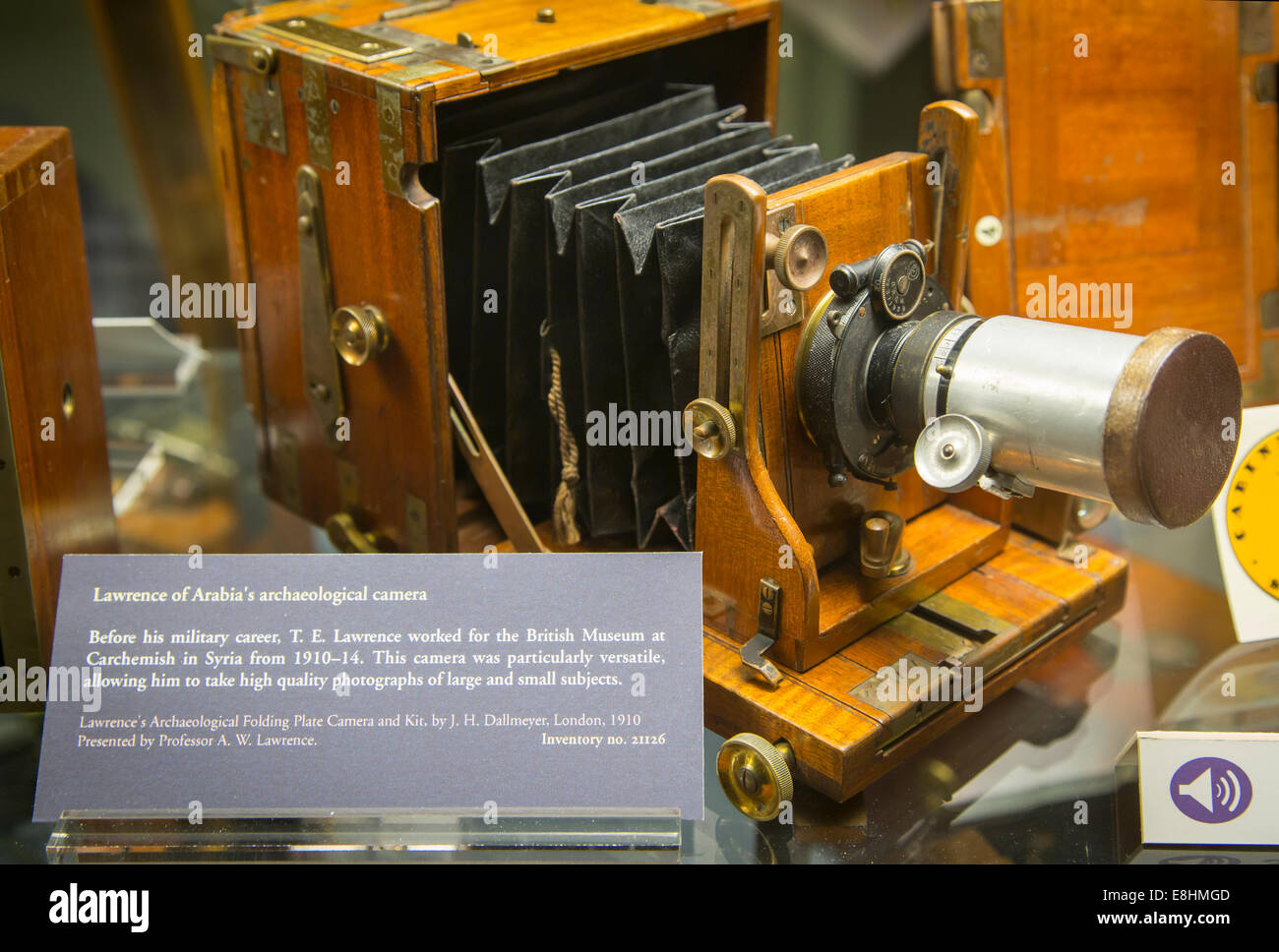 Camera used for Archaeological research by Lawrence of Arabia on ...