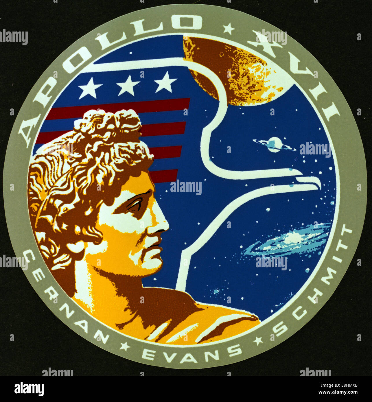 Apollo 17 insignia logo hi-res stock photography and images - Alamy