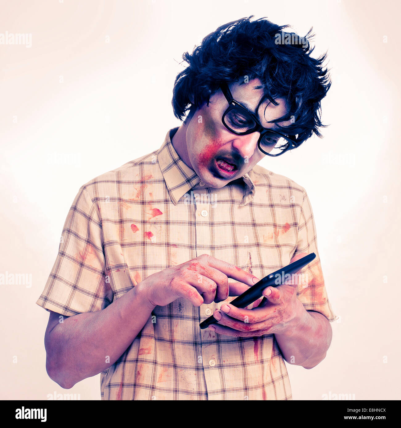 Creepy man computer hi-res stock photography and images - Alamy