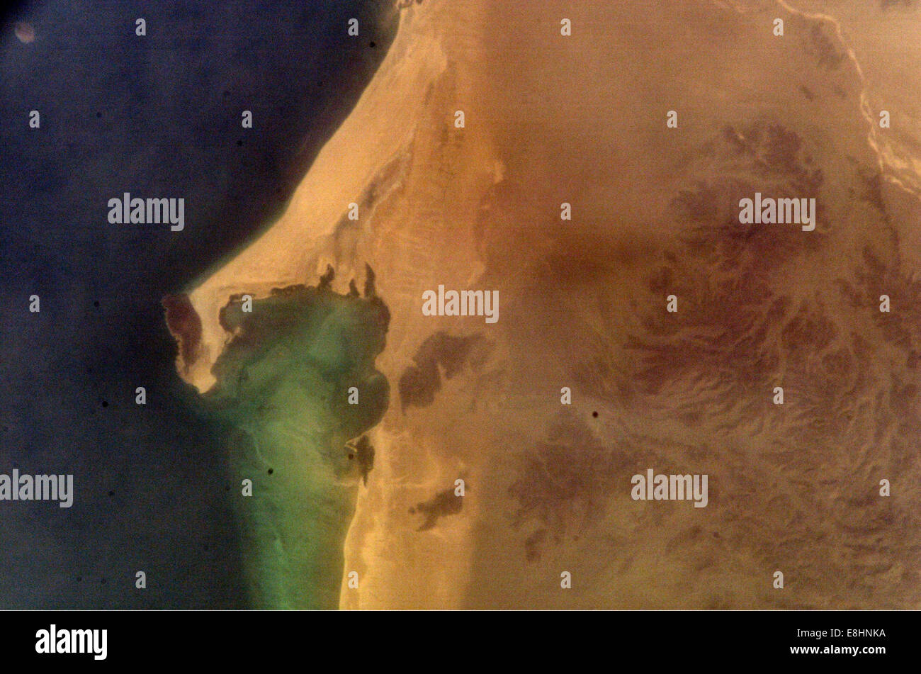 The coastal region of Djibouti, located in the Horn of Africa, features ...