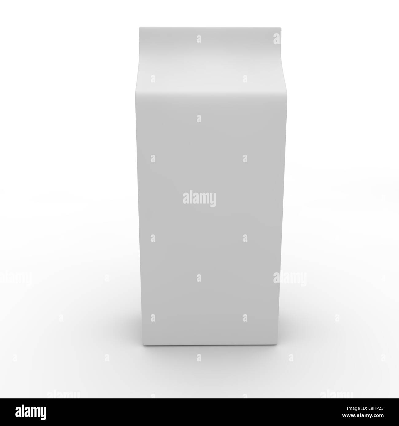 White empty packet of juice, milk Stock Photo - Alamy