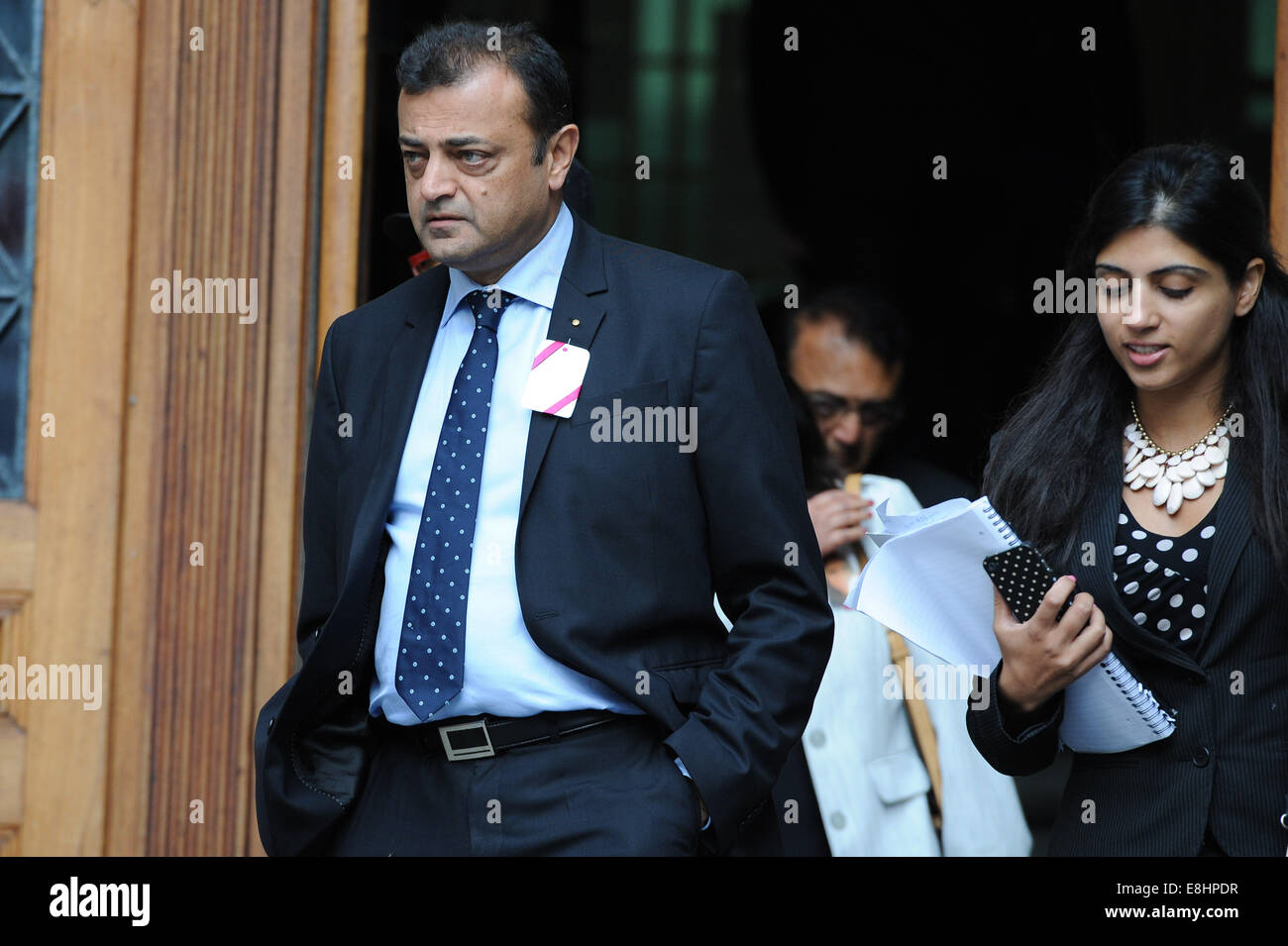 Cape Town, South Africa. 8th October, 2014. Ashok Hindocha, uncle of ...