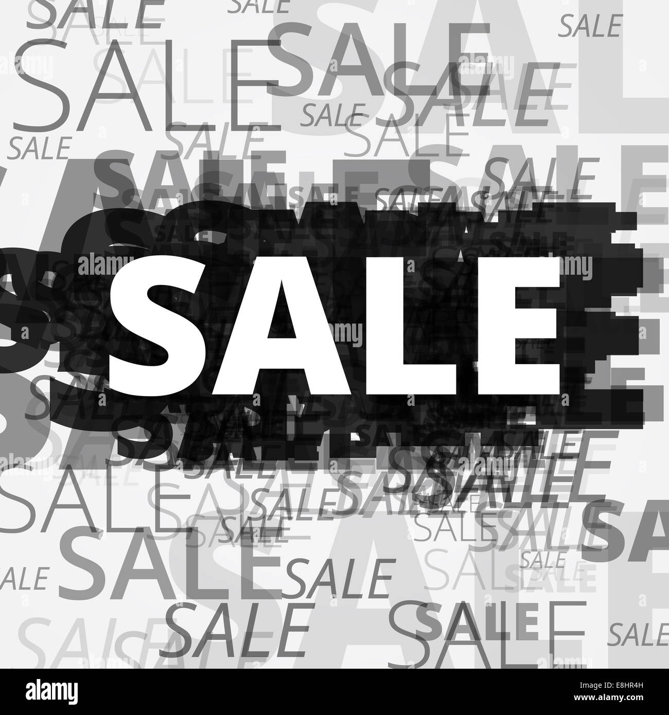 Sale graphic Black and White Stock Photos & Images - Alamy