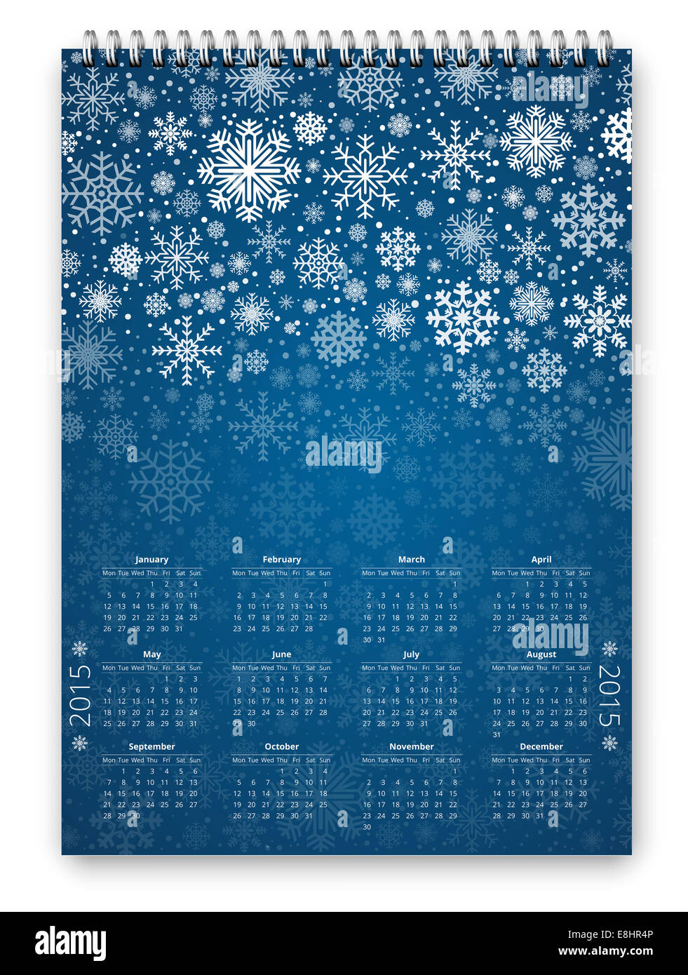 New Year Calendar Stock Photo - Alamy