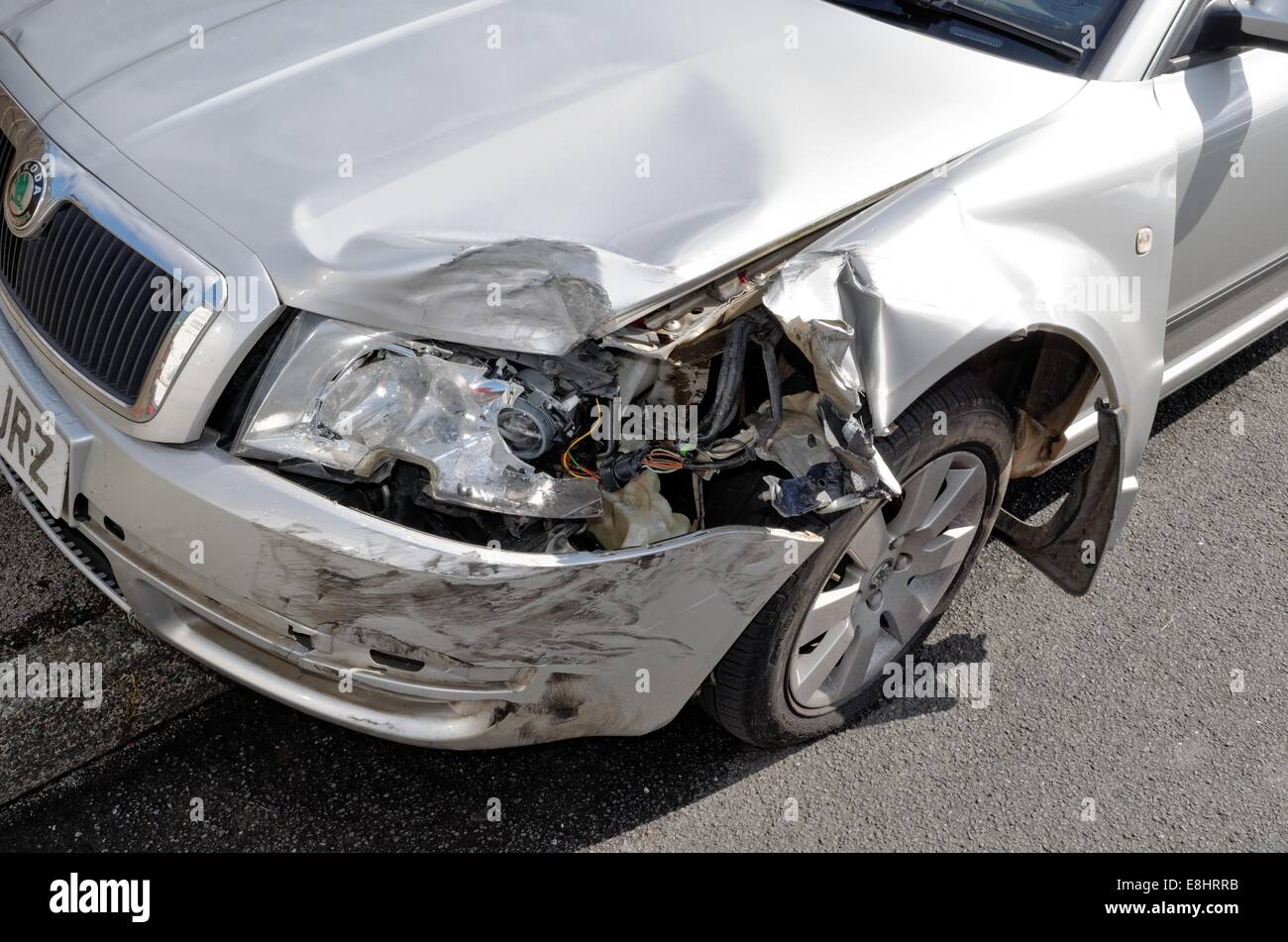 Damaged bonnet hi-res stock photography and images - Alamy