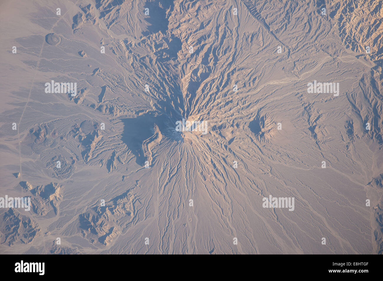 Bazman Volcano, located in southeastern Iran, is an active ...