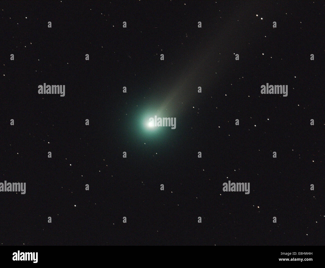 Comet Lovejoy, a bright and active comet, was seen near the Big Dipper ...