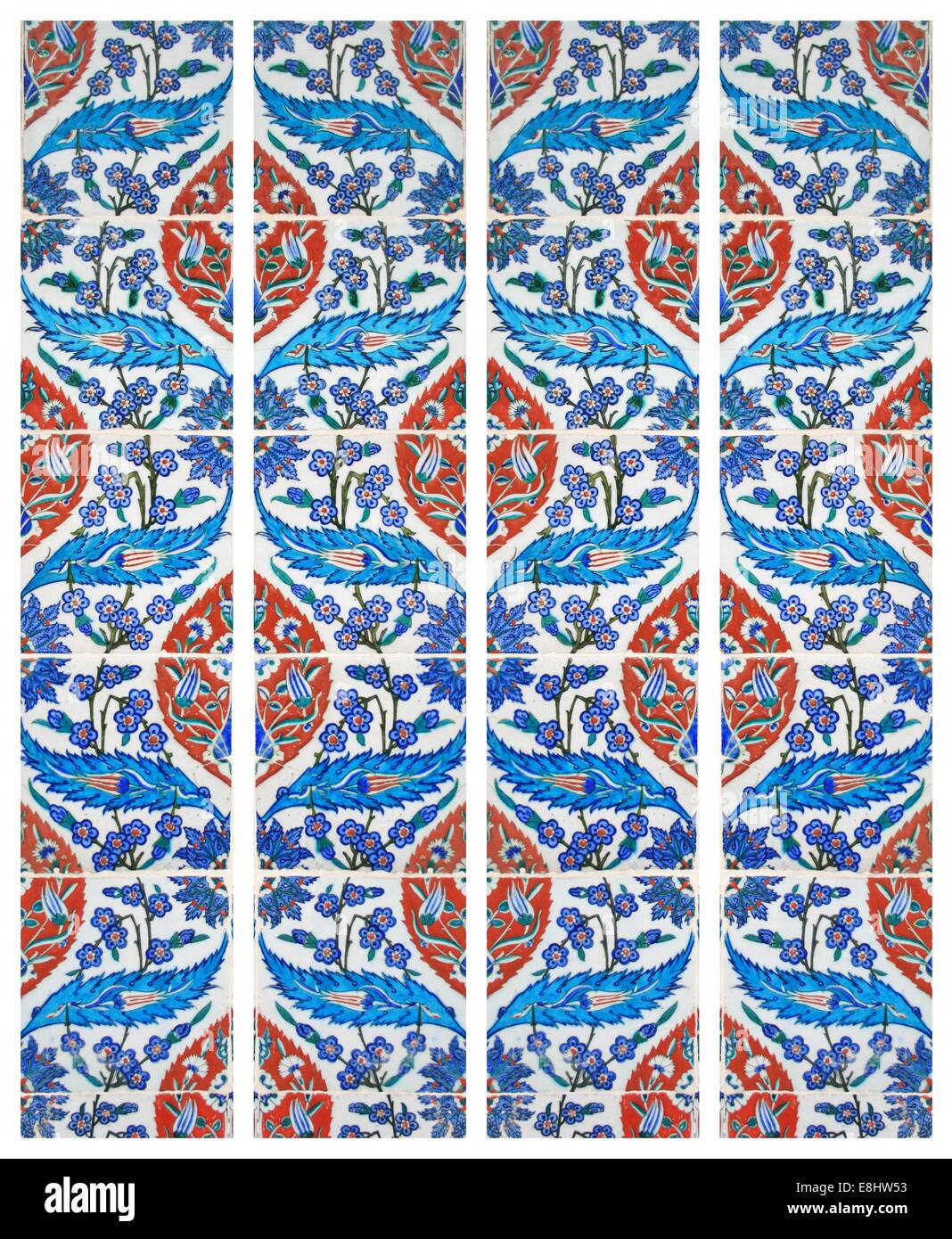 Old ,Original Turkish Wall Tiles Stock Photo - Alamy