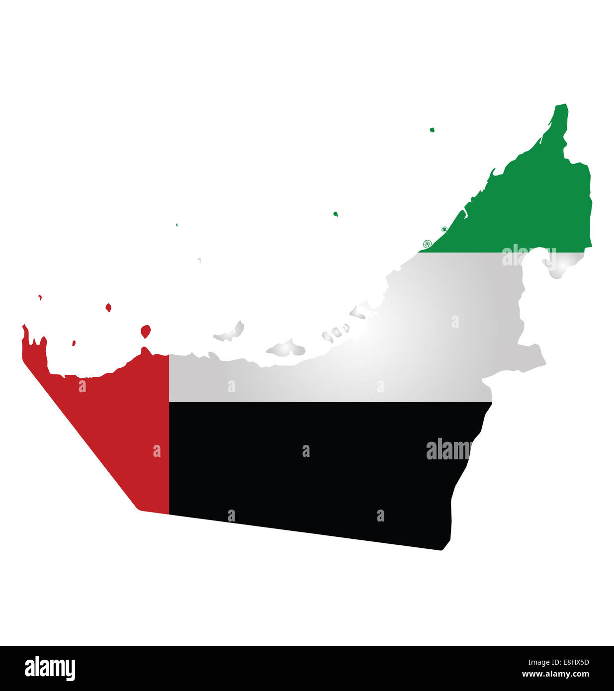 Gulf arab flag Cut Out Stock Images & Pictures - Alamy