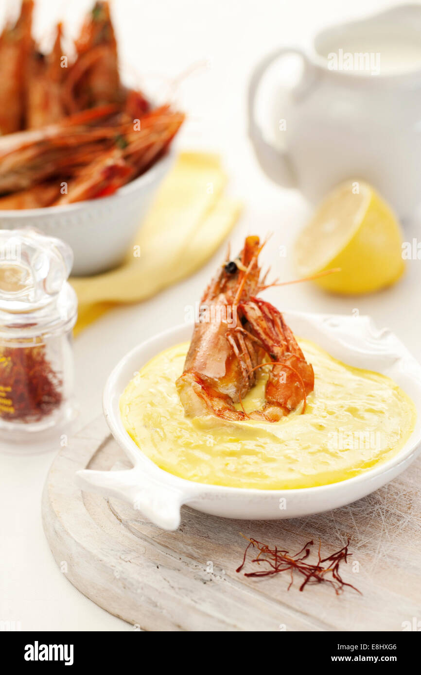 Saffron cream hi-res stock photography and images - Alamy