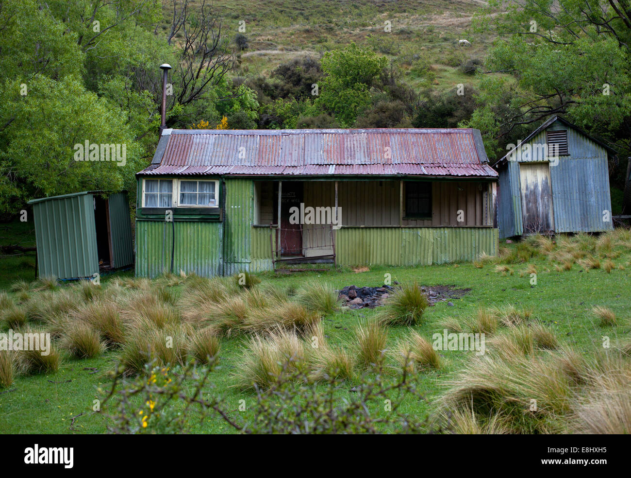 A little place in the country - old house, outhouses, long-drop dunny ...