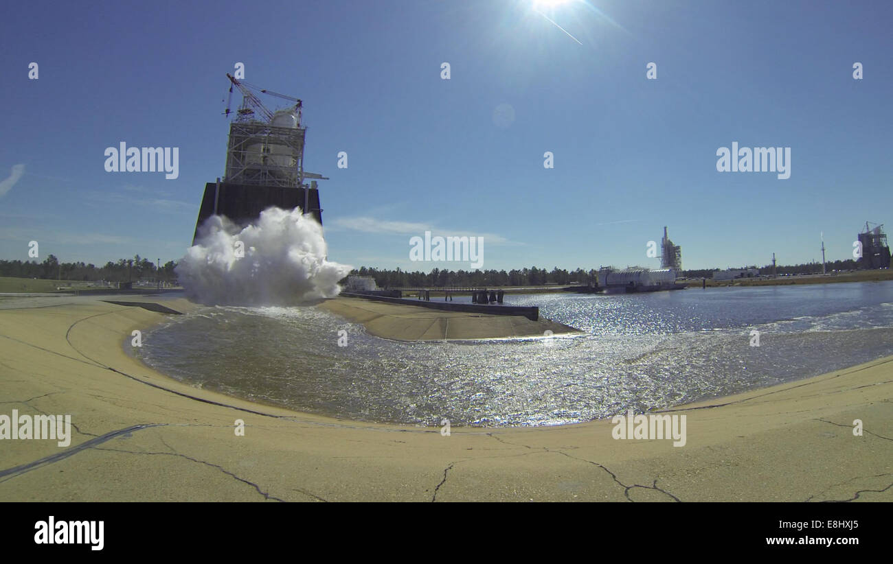 NASA conducted a full-duration test of the J-2X engine, a crucial ...