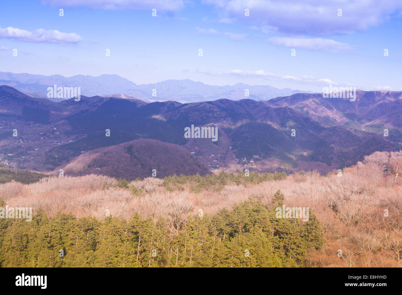 Mountain range and sky Stock Photo - Alamy
