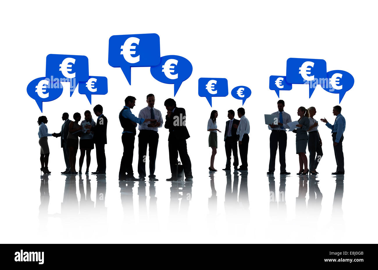 Men women talking in Cut Out Stock Images & Pictures - Alamy