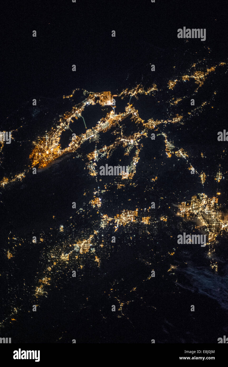 One of the Expedition 37 crew members aboard the International Space ...