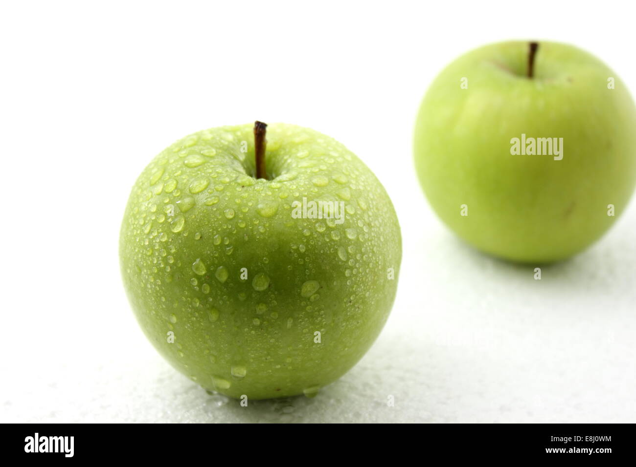 A apple fruit isolated on white background Stock Photo - Alamy