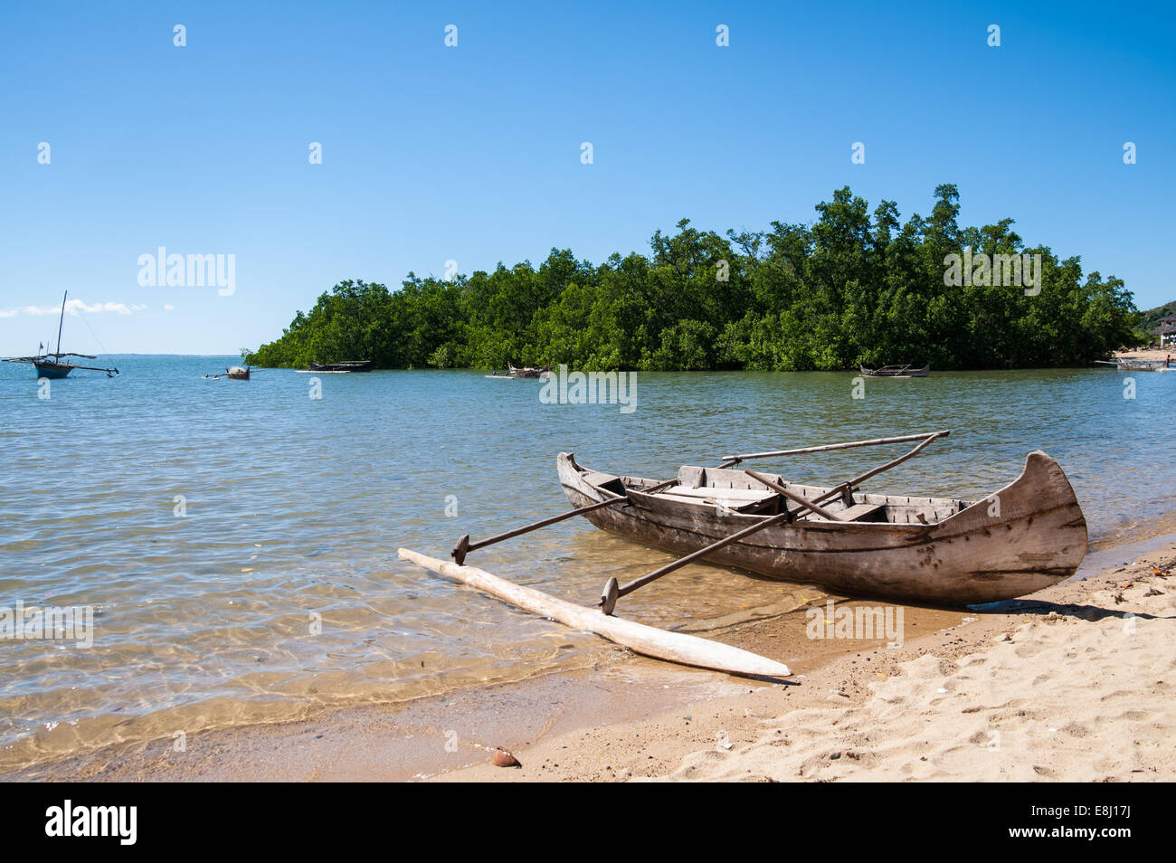 Island beach, Nosy Be, Madagascar Stock Photo - Alamy