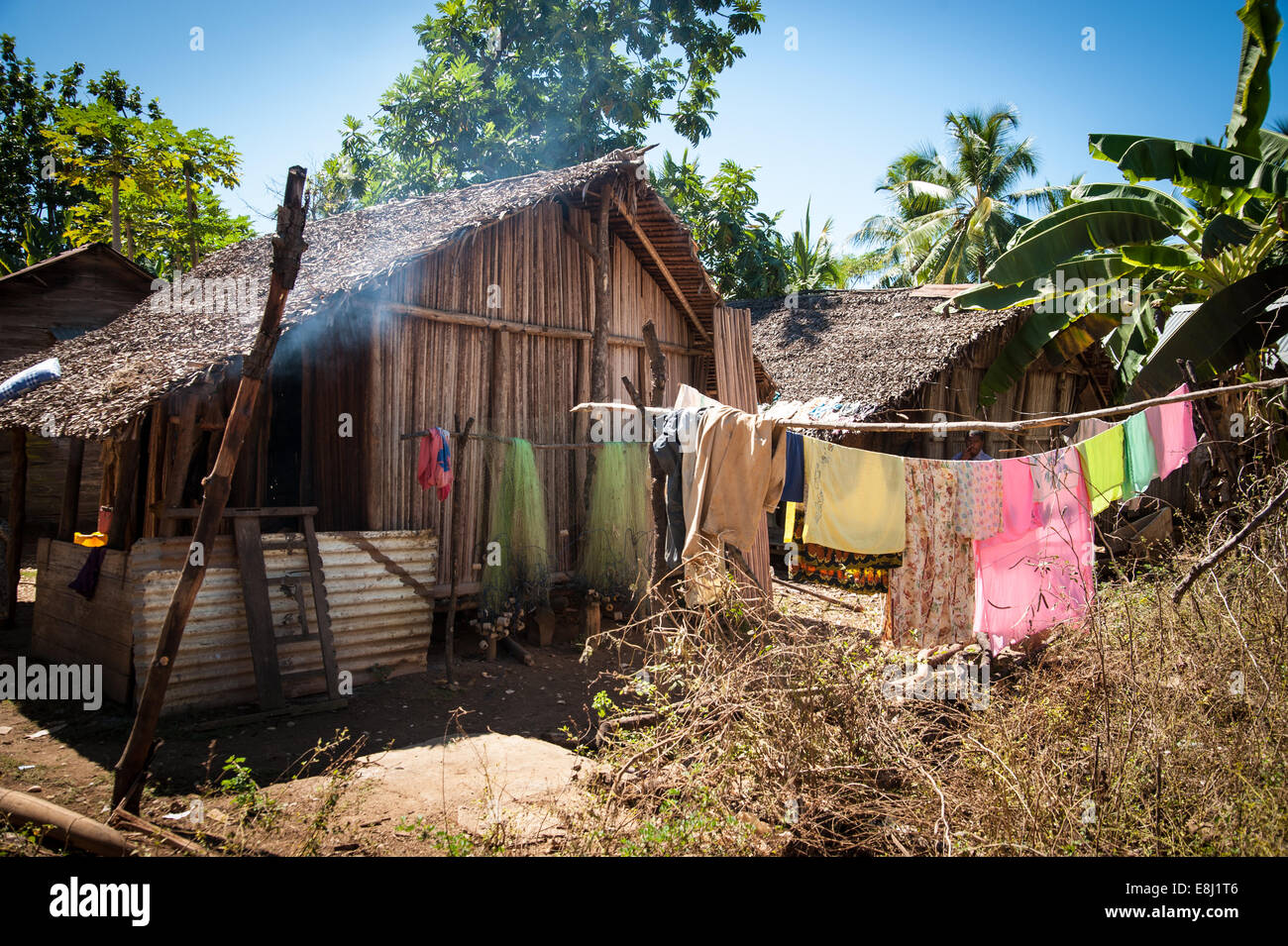 Life in rural poor village, Madagascar, Africa Stock Photo - Alamy
