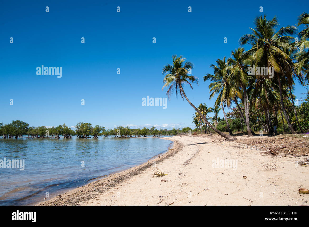 Island beach, Nosy Be, Madagascar Stock Photo - Alamy