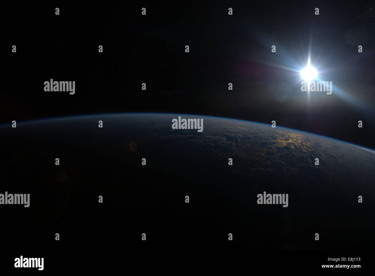 Expedition 36 crew members aboard the International Space Station (ISS ...