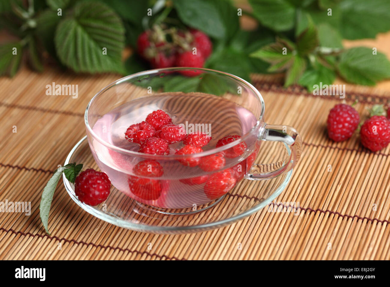 Raspberry leaf tea hi-res stock photography and images - Alamy