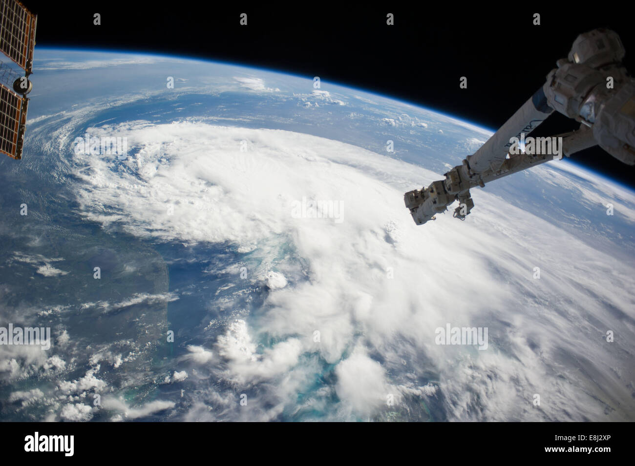 Atlantic ocean from space earth hi-res stock photography and images - Alamy