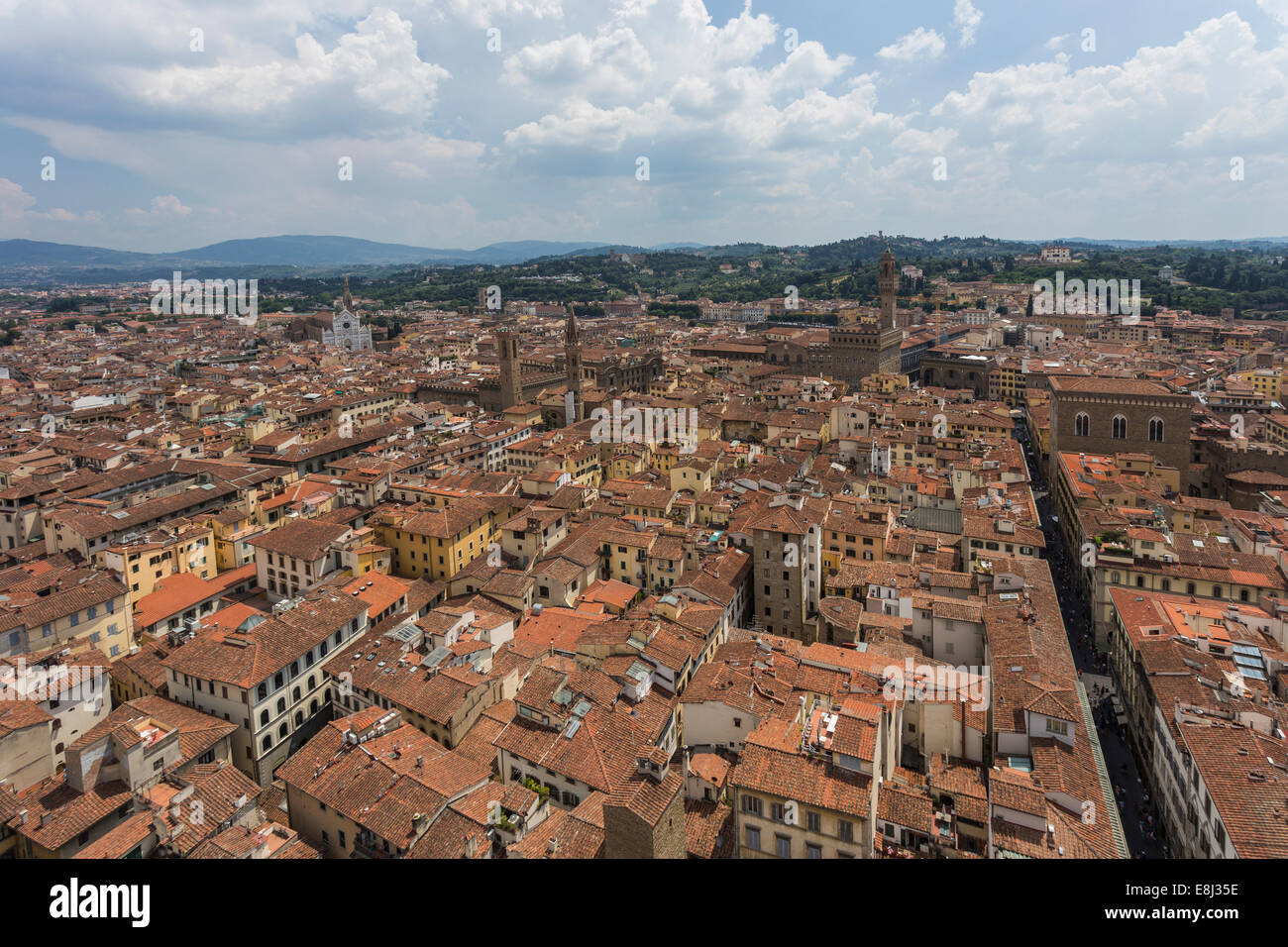 Aerial View Of Florence High Resolution Stock Photography and Images ...