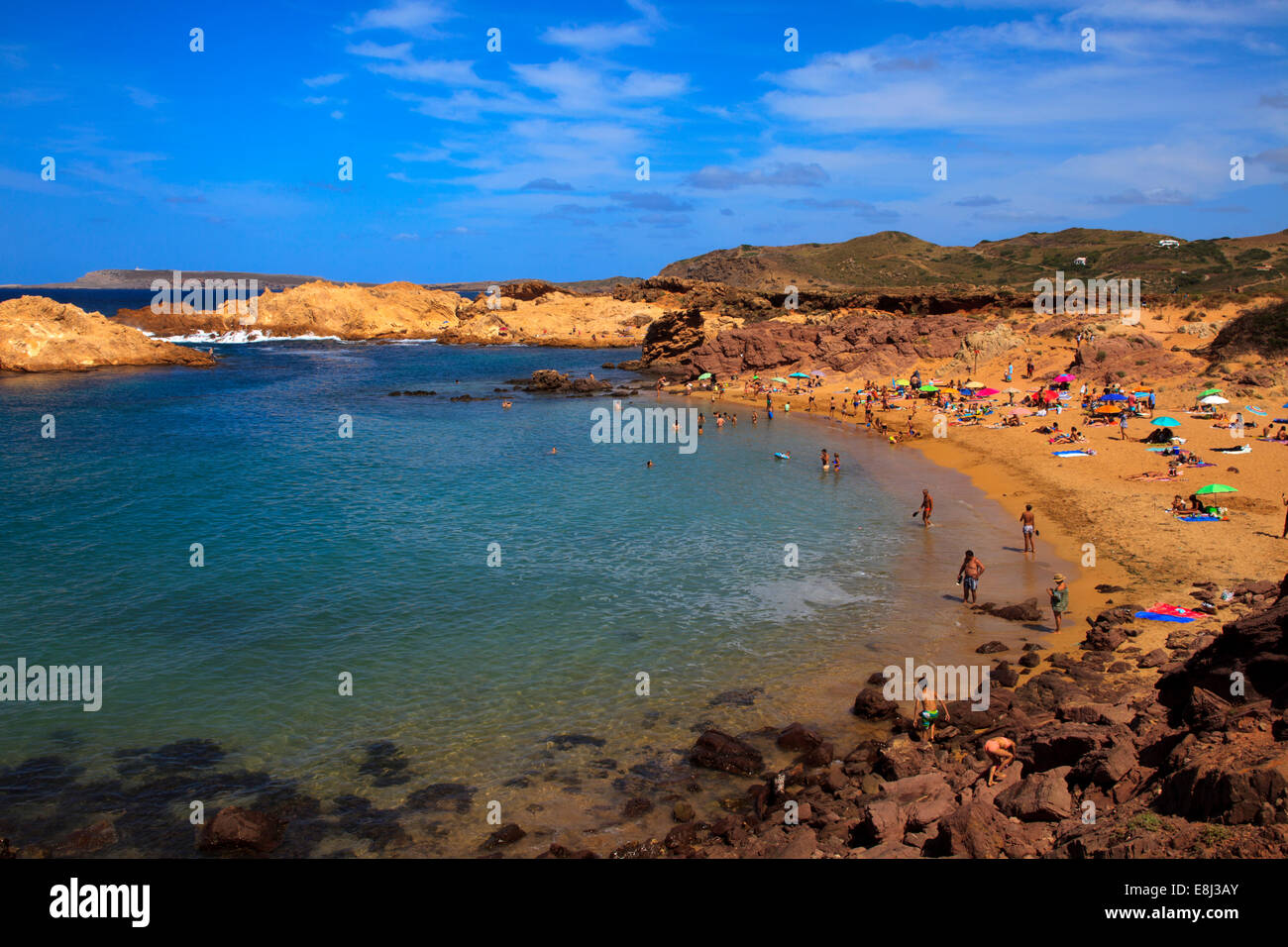 Cala Pregonda Biosphere Reserve area, Menorca, Balearic Islands, Spain ...