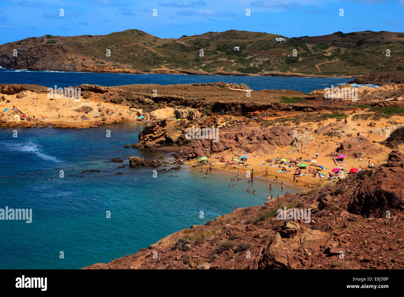 Cala Pregonda Biosphere Reserve area, Menorca, Balearic Islands, Spain ...