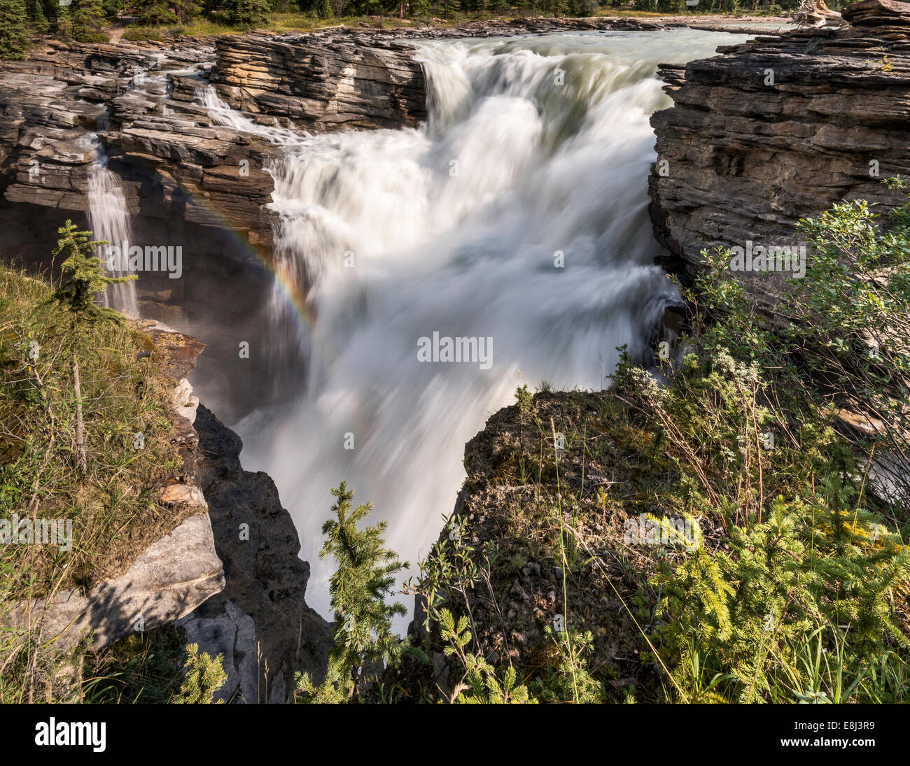 Athabasca Falls, Canadian Rockies, The Icefields Parkway, Jasper ...