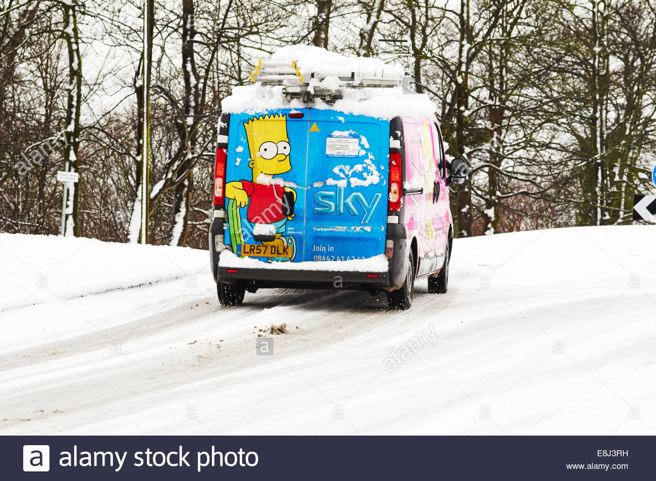 Sky Tv Van Uk High Resolution Stock Photography and Images - Alamy