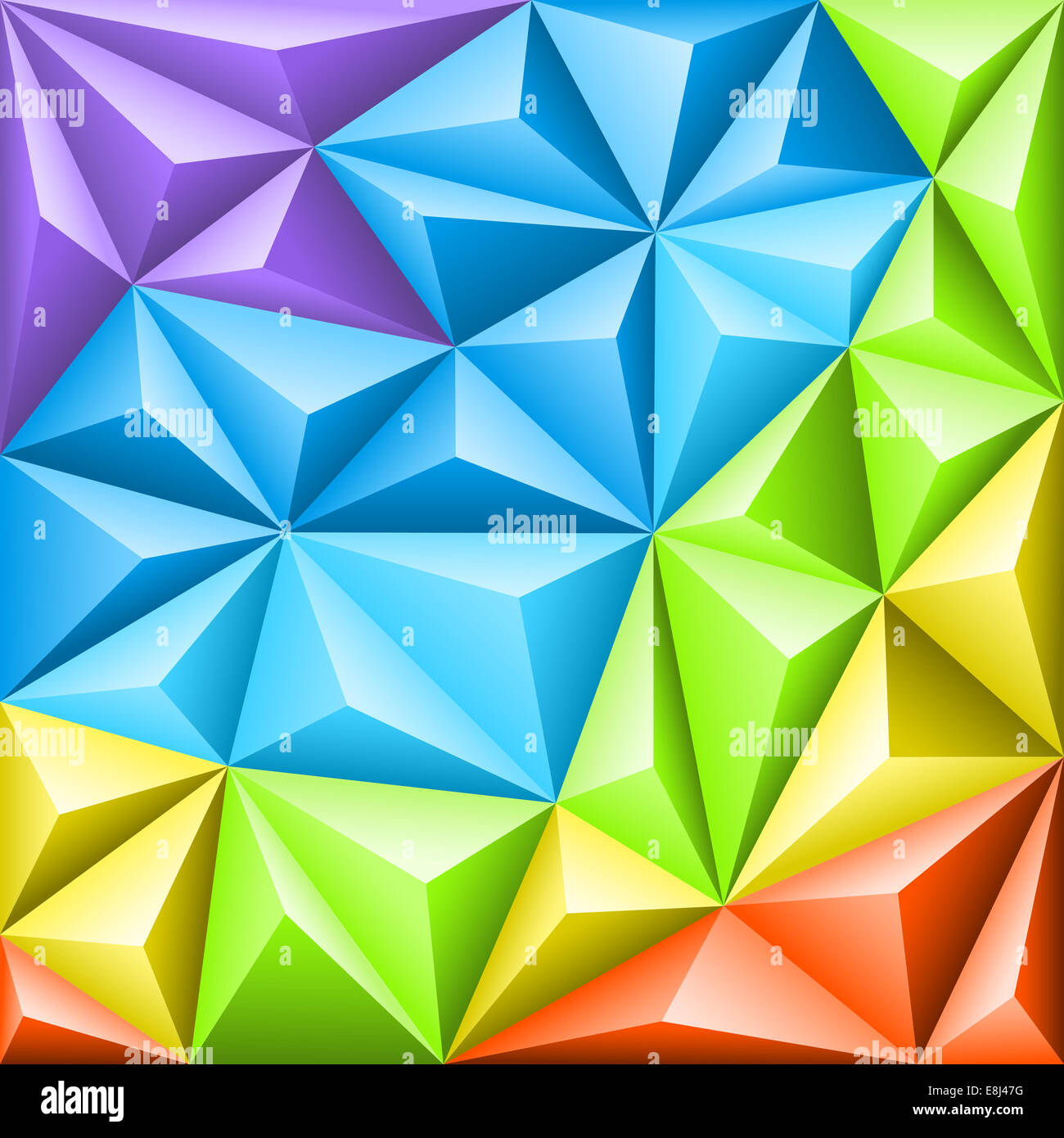Multicolored Abstract Triangle Mosaic Pattern, background for design ...