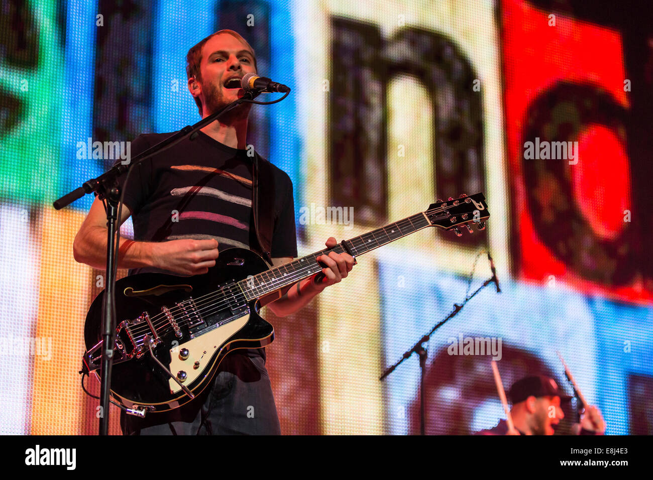 Peter Brugger, singer and frontman of the German band "Sportfreunde ...
