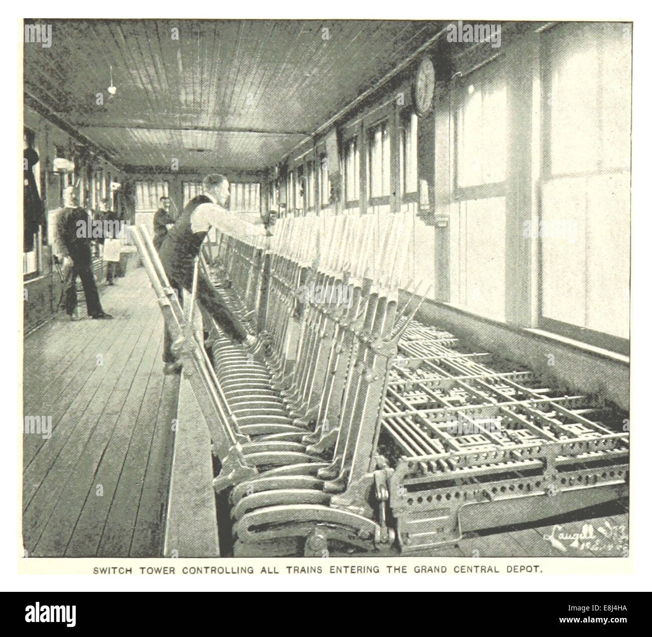 (King1893NYC) pg121 SWITCH TOWER CONTROLLING ALL TRAINS ENTERING THE ...