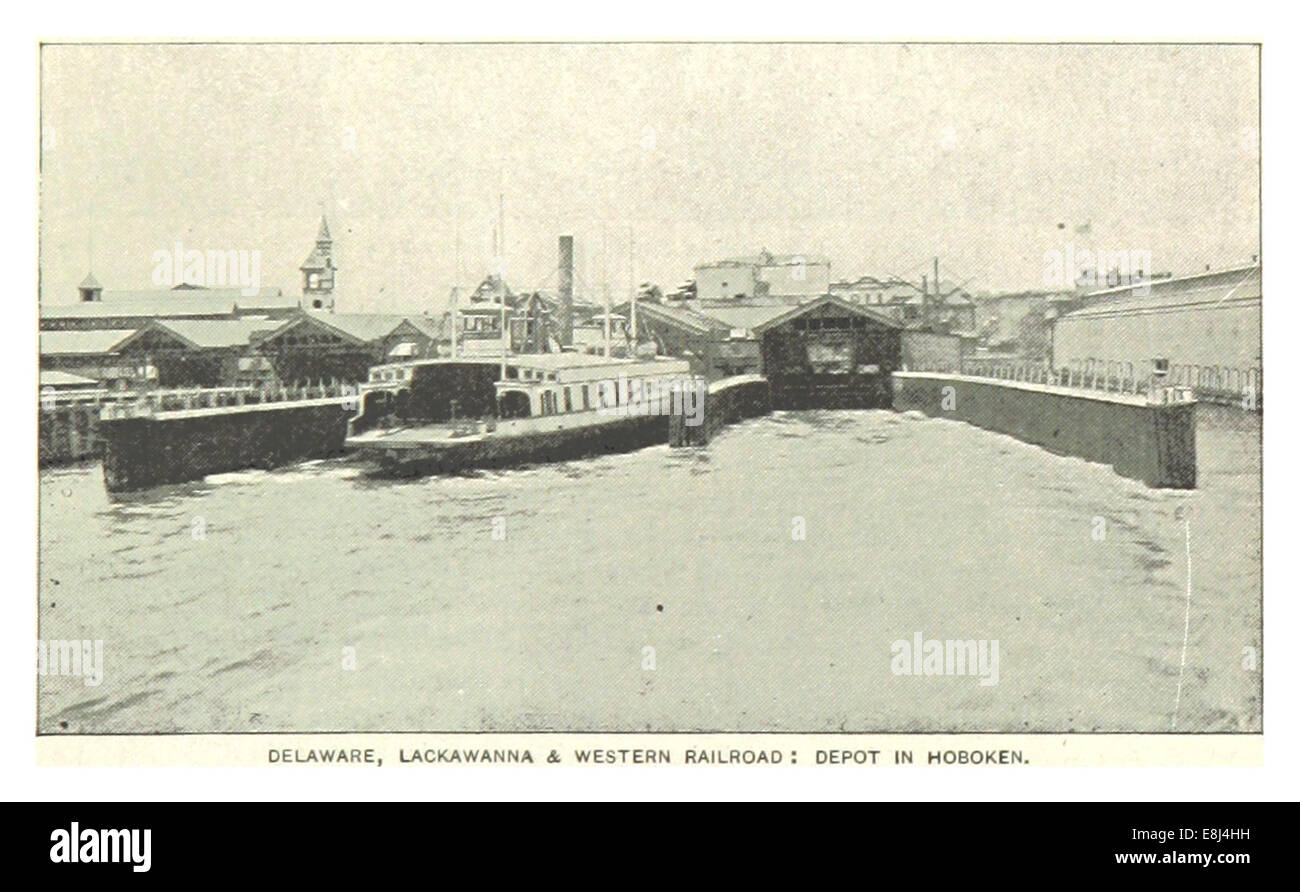 King's 1893 illustration depicts the Delaware, Lackawanna & Western ...