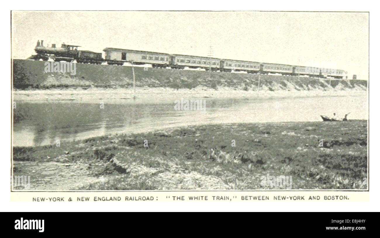 This 1893 illustration by King depicts the White Train, part of the New ...