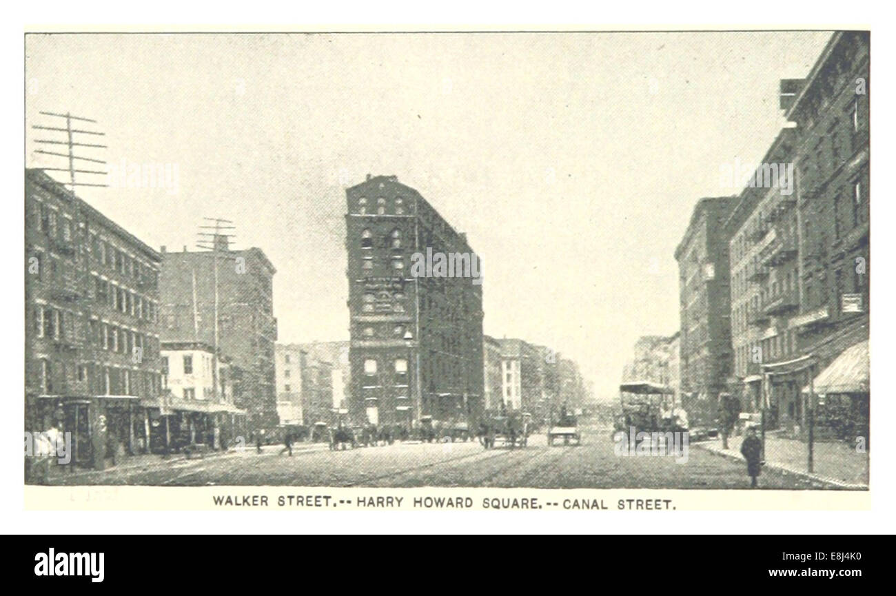 This vintage sketch from King (1893) shows Harry Howard Square, a ...