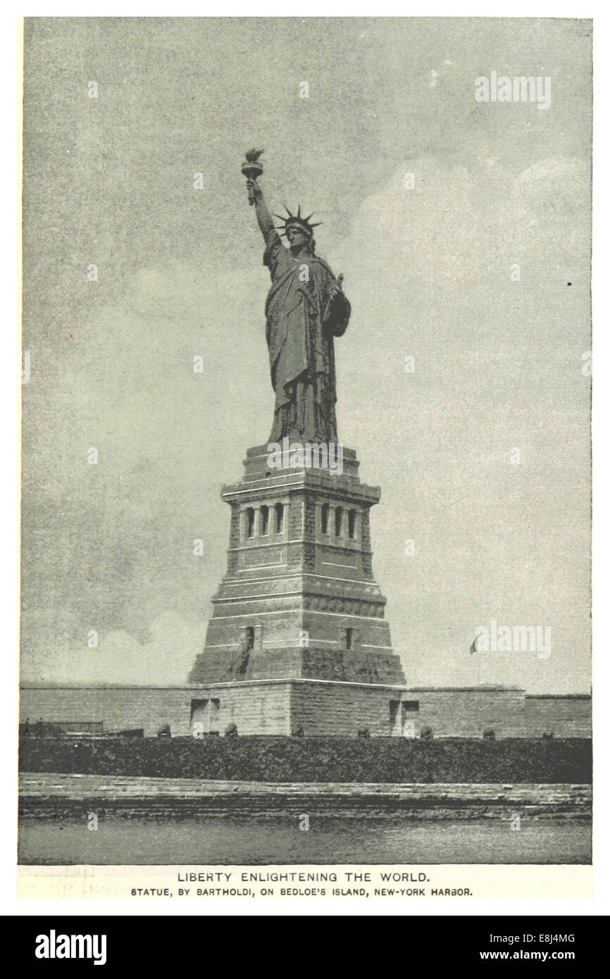 This 1893 illustration from 'King's New York City' depicts the iconic ...