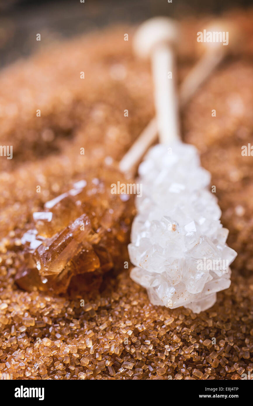 Rock candy crystal sugar hi-res stock photography and images - Alamy
