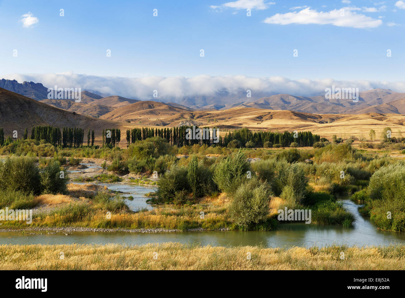 Çoruh river, clouds over the Pontic Mountains, Bayburt Province, Black ...