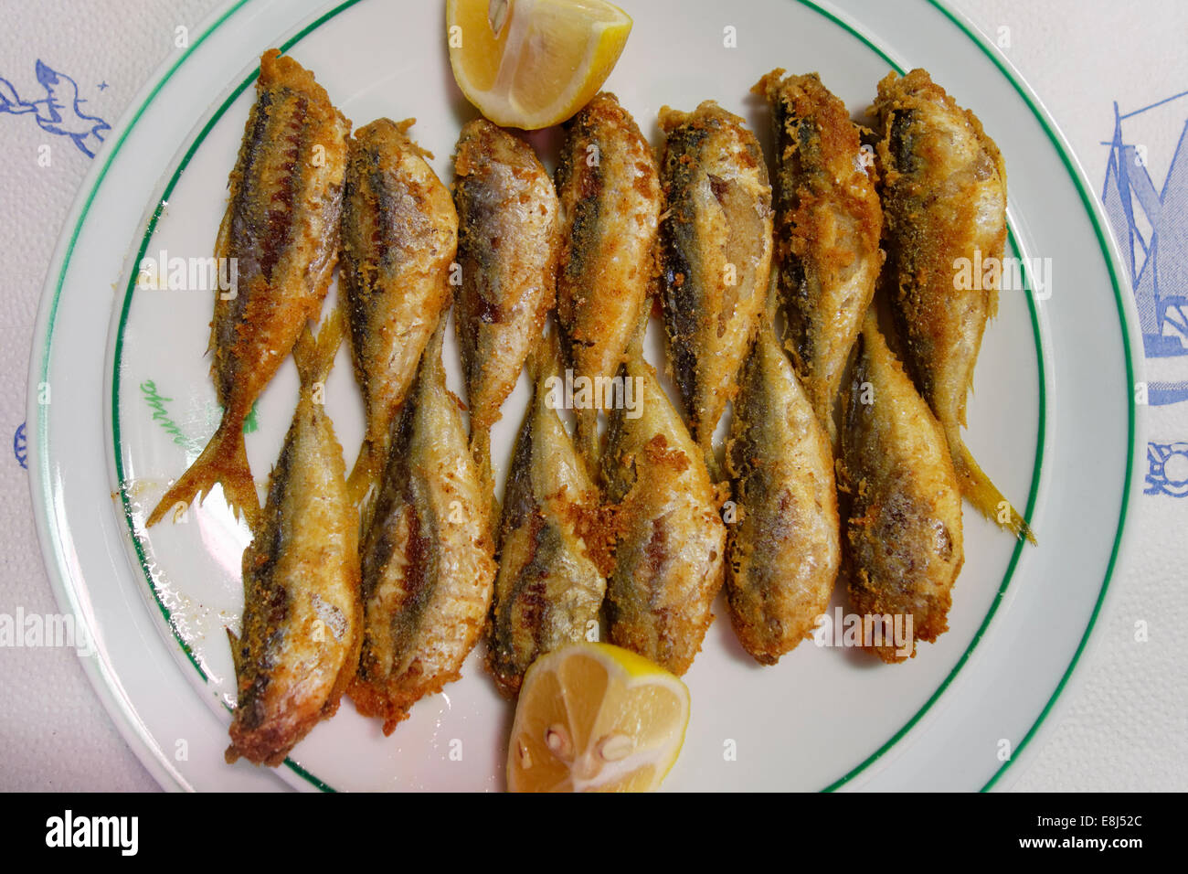Hamsi, fried anchovies, Black Sea Region, Turkey Stock Photo - Alamy